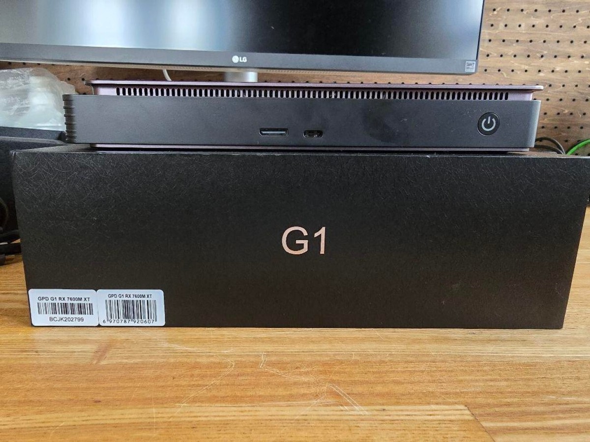 GPD G1 GPD G1 AMD Radeon RX 7600M XT 8GB GDDR6 w/Accessories GPD G1 GPD G1 AMD Radeon RX 7600M XT 8GB GDDR6 w/Accessories