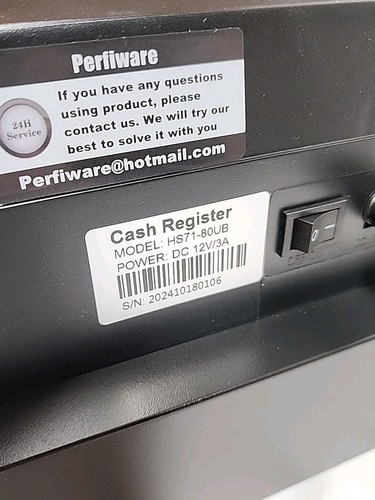 Cash Register for Small Businesses w/Cash Drawer,Electronic Smart ...