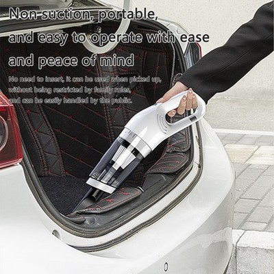 US 1PC White Foldable Handheld Vacuum Cleaner with Four in One Blowing ...