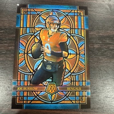 2025 Mosaic Joe Burrow Stained Glass Jumbo Oversized Prizm Mint ...