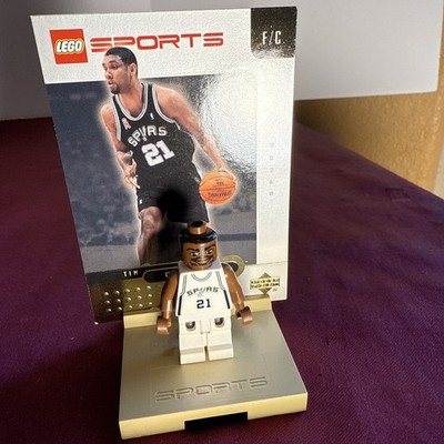 LEGO Tim Duncan Basketball Minifigure and Card San Antonio Spurs #21 ...