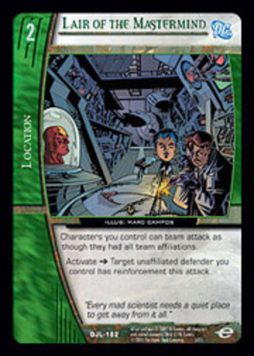 VS System: Lair of the Mastermind - Foil [Played] DC Justice League of ...