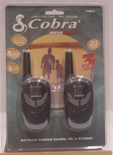 COBRA MICROTALK TWO-WAY RADIO SET PR145-2 FACTORY SEALED | eBay