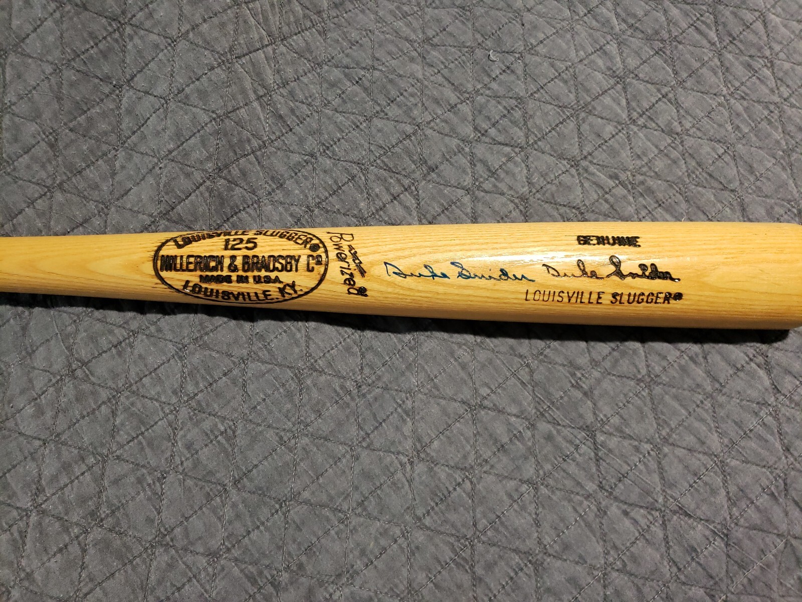 duke snider autographed bat | eBay