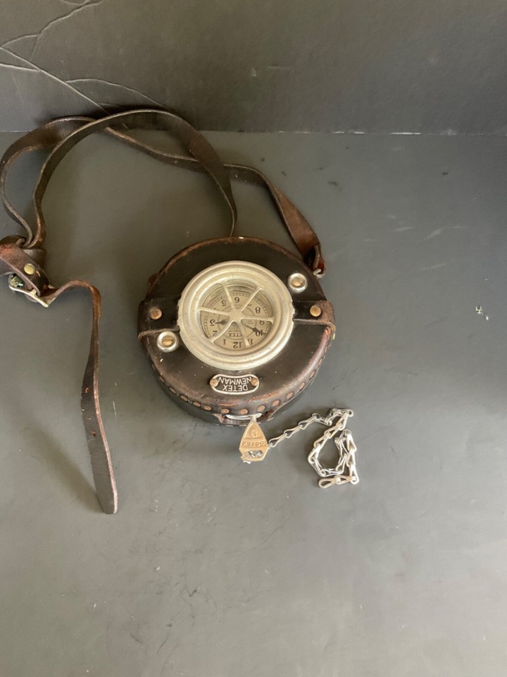 VINTAGE Detex Newman Watchman Security Guard Time Clock With Straps ...