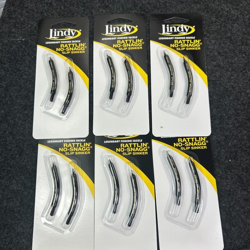 Lindy Rattlin' No Snagg Slip Sinker 1/4 Oz Lindy Rig Fishing Weight lot ...