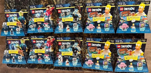LEGO DIMENSIONS COLLECTION - 16 PACKS ALL SEALED NEW UNOPENED LOT OOP ...