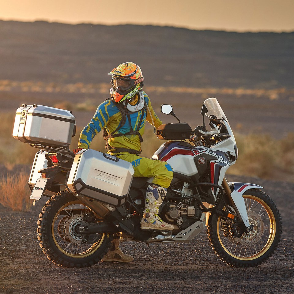 Set SHAD Terra TR37A Und Koffer TR4747A 4P für Triumph 850 Tiger Sport ...