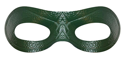 TV's Green Arrow Costume Leather Eye Mask - MOST Authentic - FREE Bonus ...