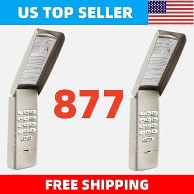 For liftMaster Chamberlain 877LM® Wireless Opener Keypad Garage Door ...