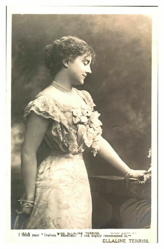 Antique RPPC postcard Miss Ellaline Terriss actress singer stage ...