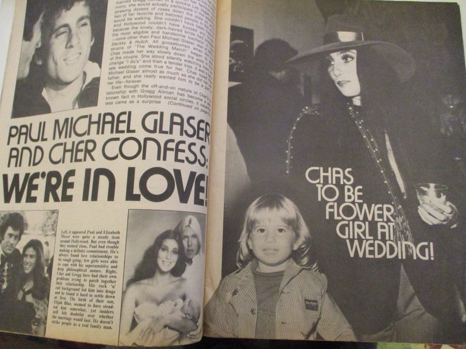 Cher, Farrah Fawcett, Lindsay Wagner- Movie World Magazine 1977 | eBay