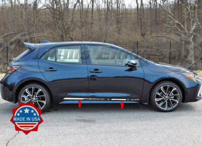 fit:2019-2024 Toyota Corolla Hatchback Flat Body Side Molding Trim 1 ...