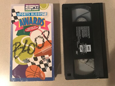 ESPN Home Video Sports Blooper Awards (VHS, 1990) Chris Berman ...