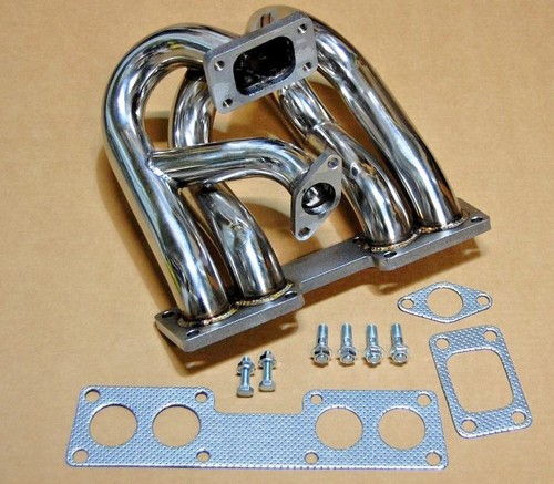 Equal Length Turbo Top Mount Stainless T3 Manifold S13 Single Cam SS ...