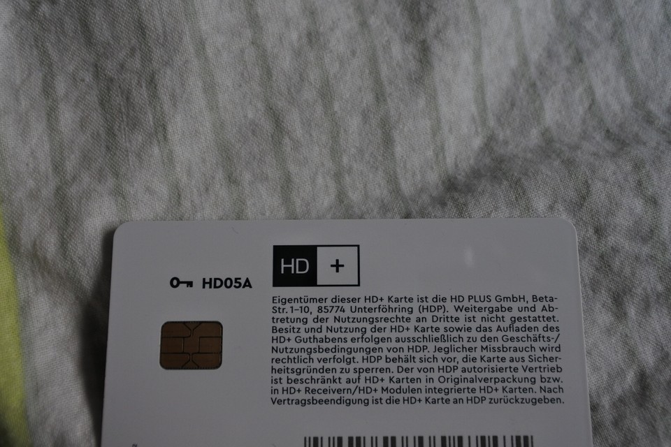 Eine HD Plus Karte HD+ Karte 6 Monate NEU HD05A ,NEU,Rechnung. | eBay.de