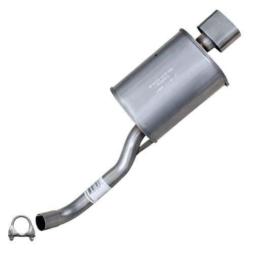 Stainless Steel Rear Exhaust Muffler fits: 2012-2016 Fiat 500 1.4L | eBay