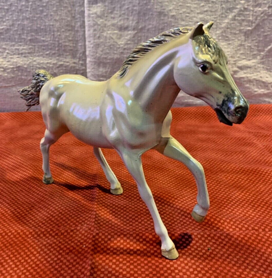 American Character Bonanza Horse 1960 has been painted Cream color ...