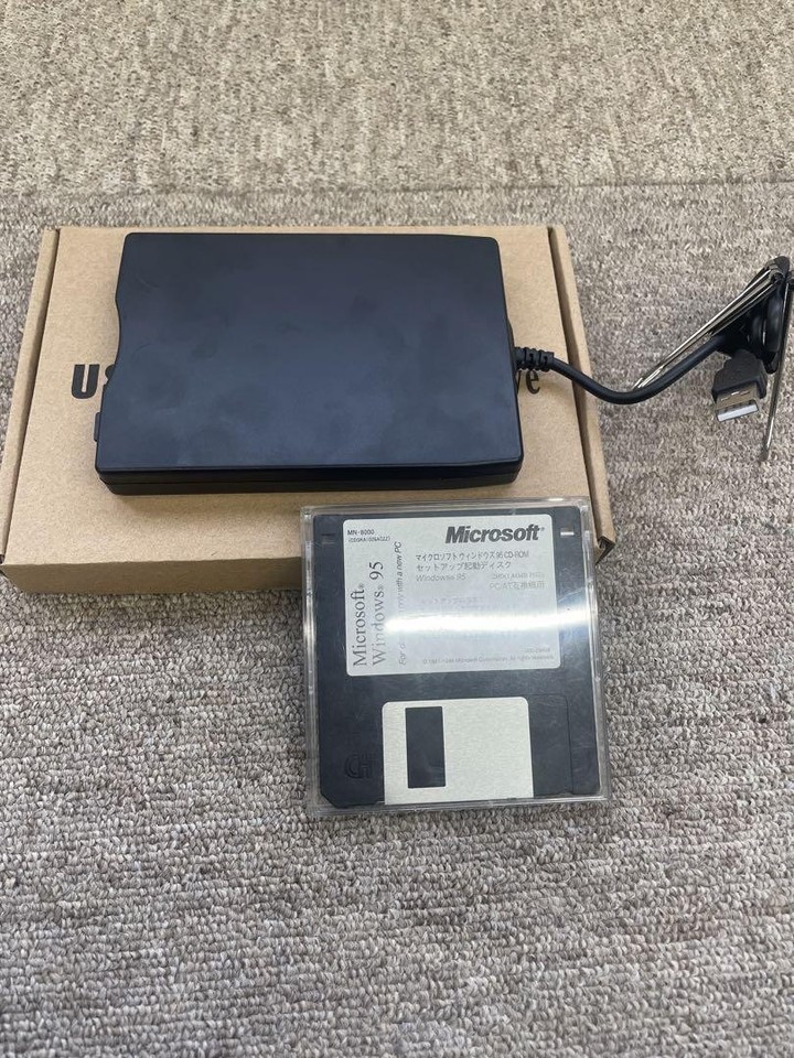 USB Floppy Disk Drive Tested & Windows 95 Setup Boot Desk | eBay