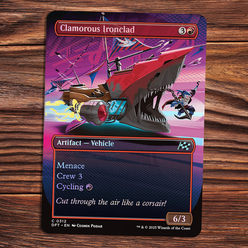 Clamorous Ironclad - FOIL - Aetherdrift - Magic the Gathering | eBay