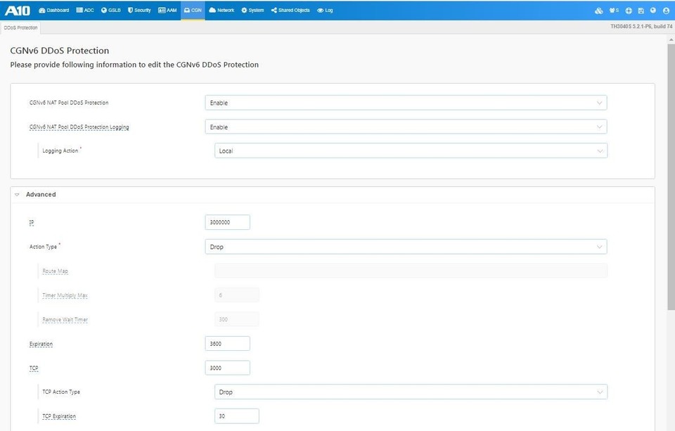 A10 Networks Thunder 3040s ADC Licensed w/ SLB, GSLB, CGNAT, WAF-Ver 5.2.1 ACOS | eBay