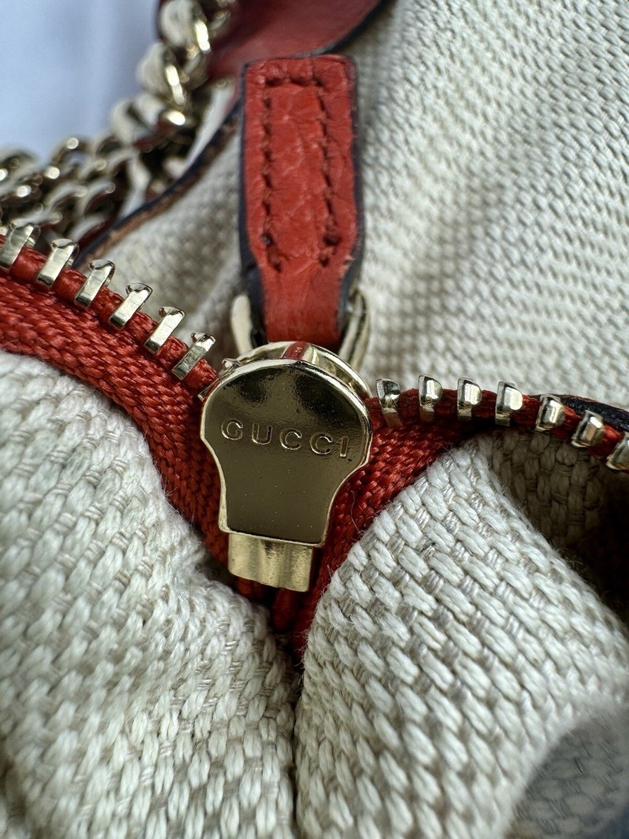 Gucci Soho Red Pebbled Leather Shoulder Bag - Authentic Gucci Soho Red Pebbled Leather Shoulder Bag - Authentic