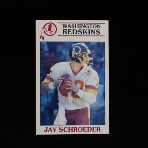 1987 Jay Schroeder Washington Redskins McGruff Frito Lay Police Card ...