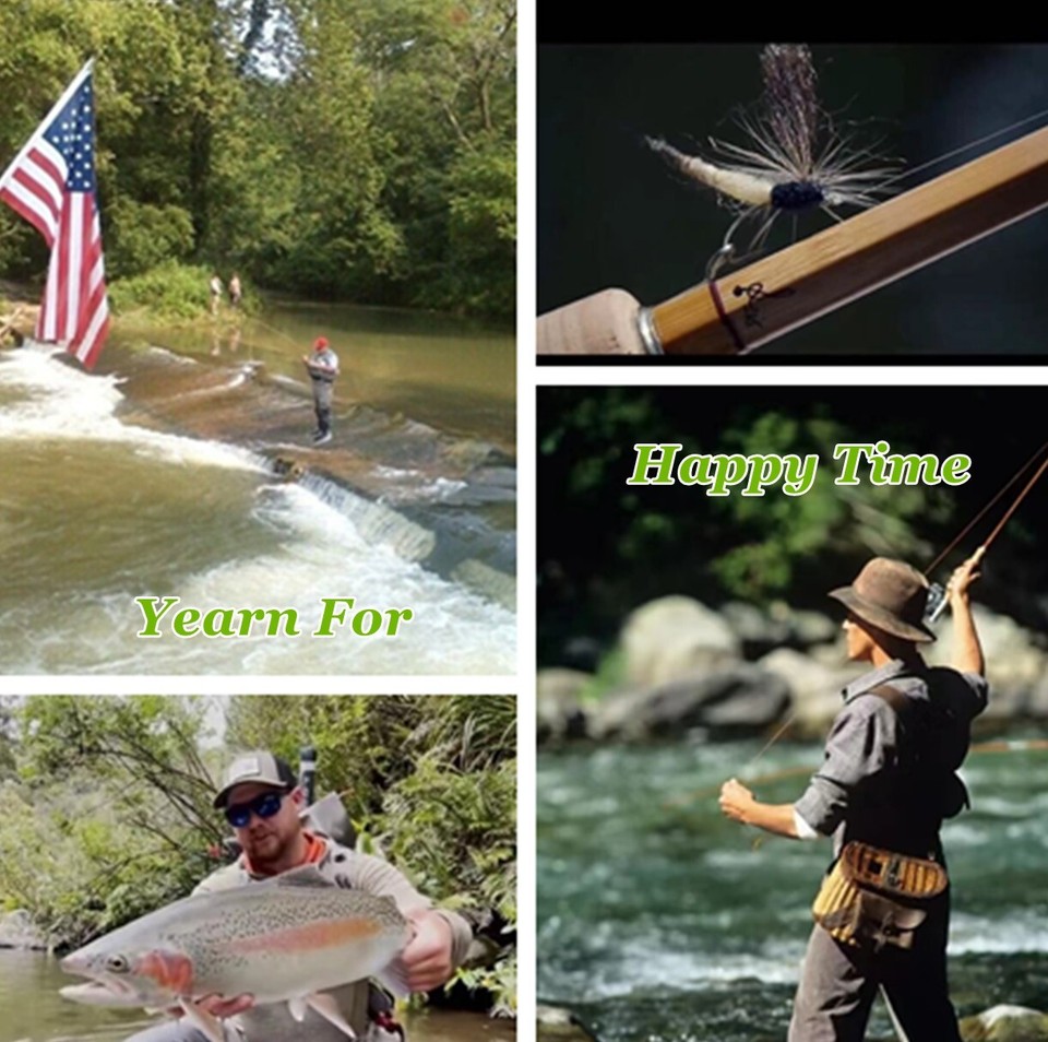 CATTANACH Bamboo Fly Rods 6'6" 3 wt/Famous Taper/Eco-Friendly Fly ...