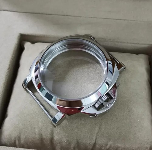 44mm 316L Stainless steel watch case fitETA6497 6498 ST3600 3621 Manual ...
