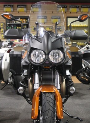 Calsci Windshield for MotoGuzzi Stelvio NTX 2012-2016, Clear and Tinted ...