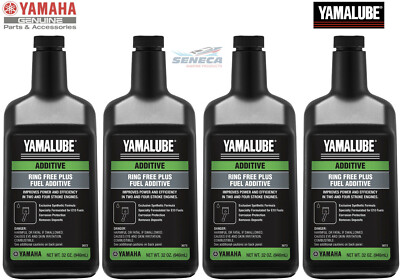 4x YAMAHA YAMALUBE Ring Free Plus Fuel Additive 32oz Outboard ACC-RNGFR ...