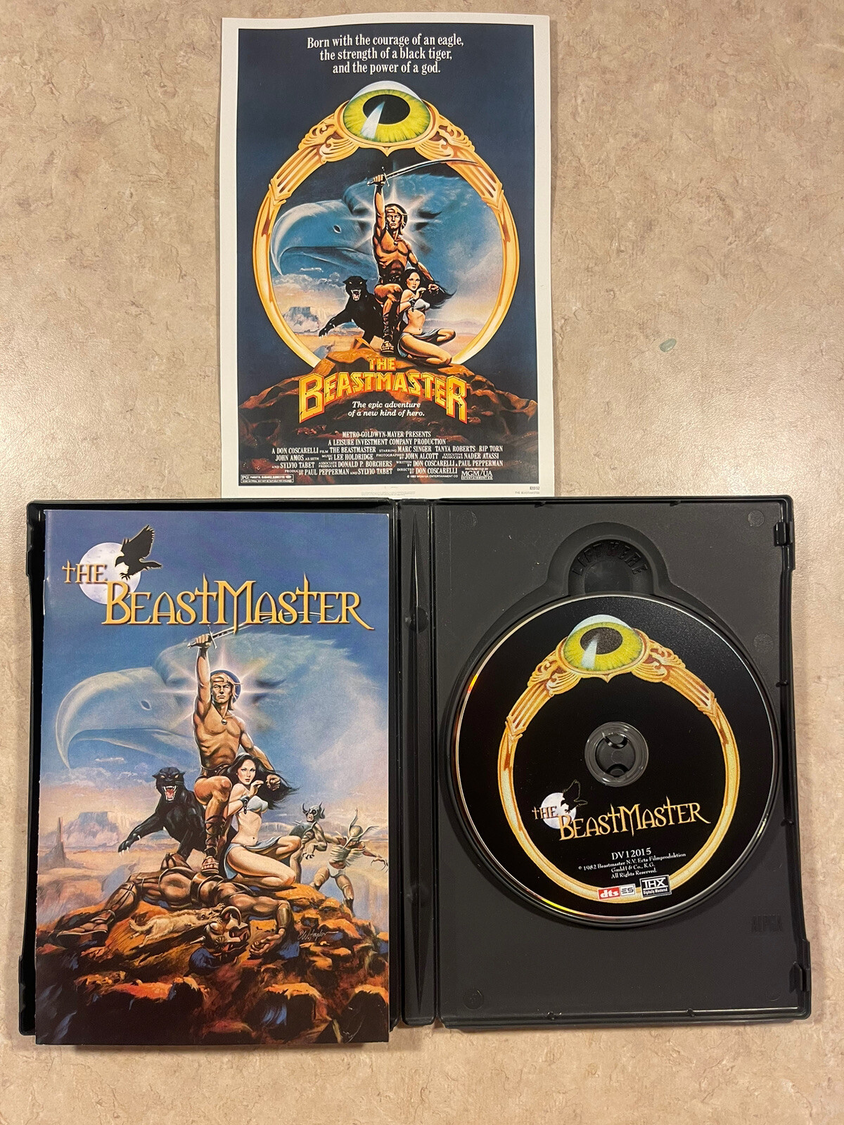 The Beastmaster DVD 2001 w/Chapter Insert and Booklet Marc Singer Tanya ...