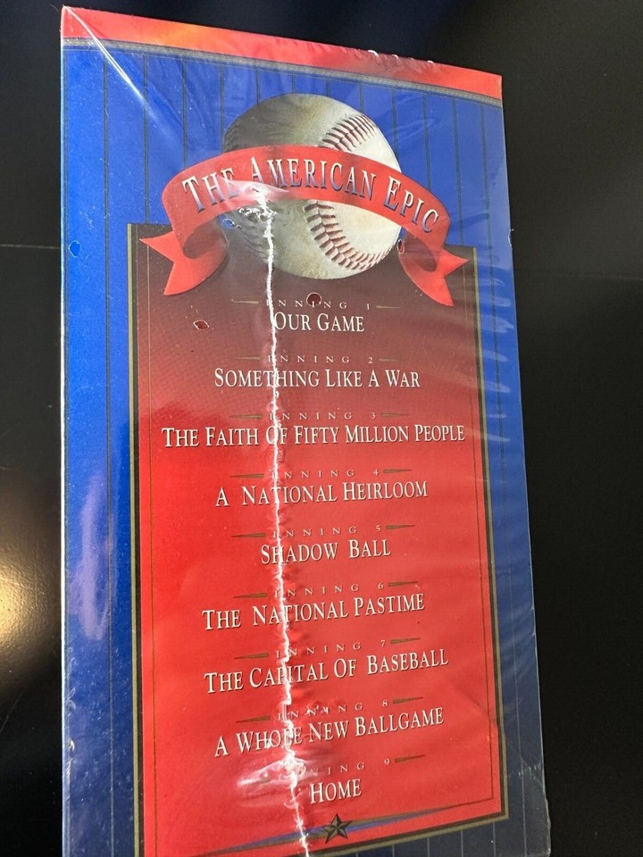 Baseball - A Film by Ken Burns - 9 VHS Boxed Set PBS - 1994 - See ...