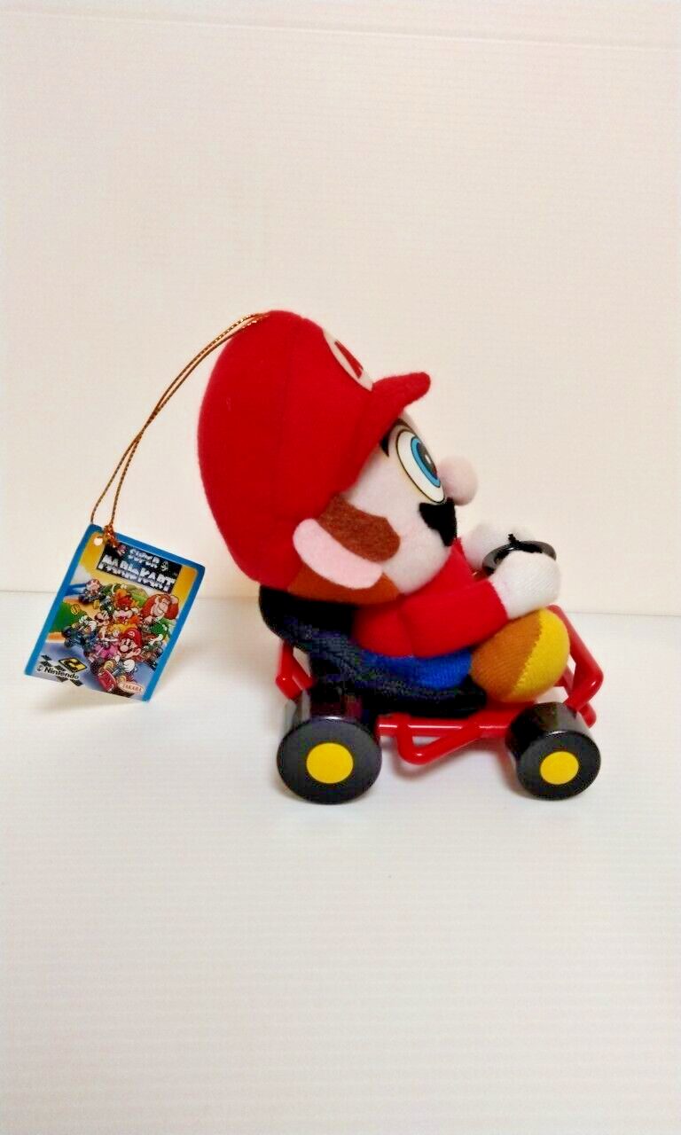 Takara 1993 Nintendo Super Mario Kart Plush and Movie Award Badge Mario ...