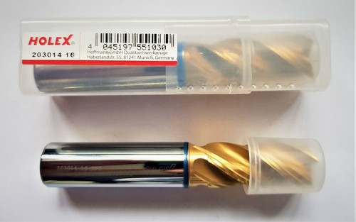 Holex 16mm 203014 Solid Carbide End Mill - Milling Cutter HPC TiSi ...