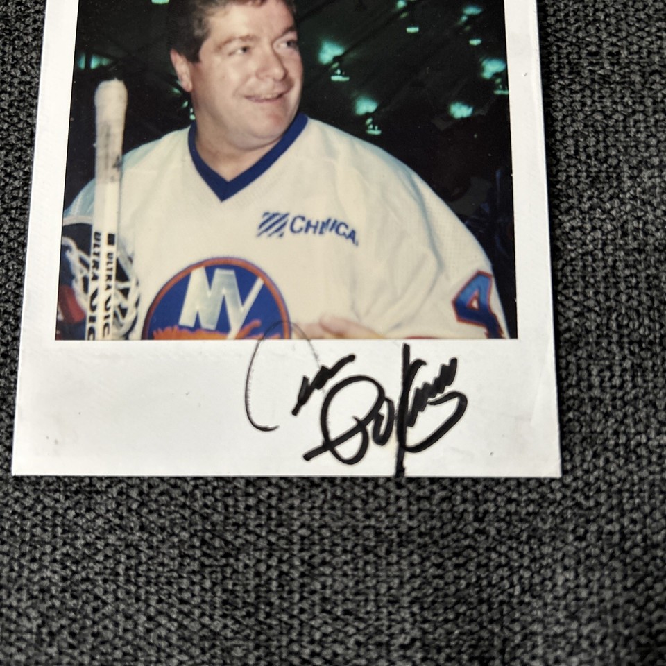 Jean Potvin New York Islanders Autograph Signed Polaroid | eBay