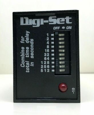 DIGI-SET TDS120AL TIME DELAY RELAY 120Vac GEN. PURPOSE RATING | eBay