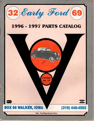 Early Ford Parts Catalog for Vintage 1932-1969 Auto's - Reproduction ...