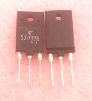 1Pcs S2000N NPN Power Transistor 1500V 8A 50W TOP-3L Toshiba. | eBay