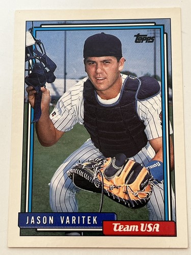 1992 Topps #123T Jason Varitek Traded RC Team USA Rookie | eBay