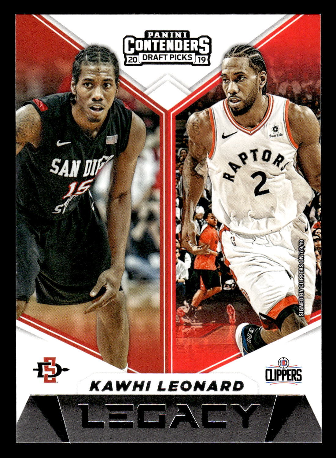 2019 Panini Contenders Draft Picks Kawhi Leonard Legacy #15 | eBay