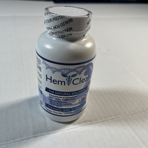 Hem Clear for Hemorrhoid Relief (HemClear) 45 Capsules Exp 5/2027 Free ...