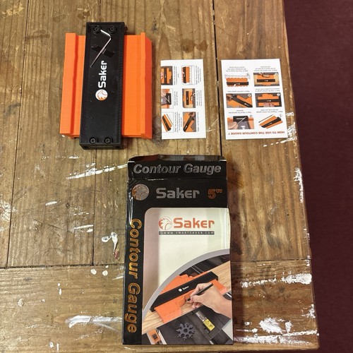 Saker Contour Gauge (5 Inch Lock) Profile Tool- Adjustable Lock ...