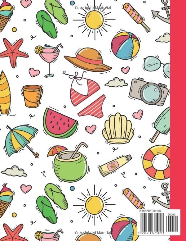 My Summer Journal - Journal with prompts and daily logs: Daily summer ...