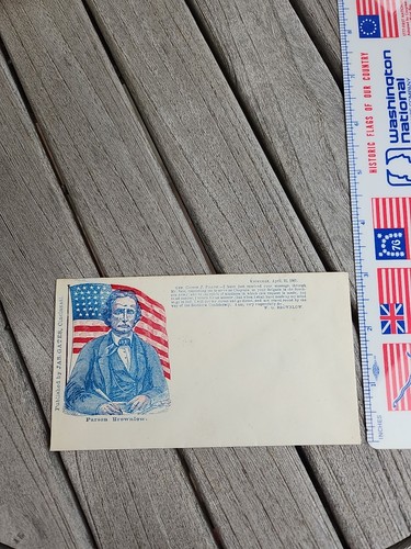 Civil War Patriotic Cover Parson Brownlow By Gates | eBay
