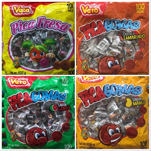 VERO PICA GOMAS TAMARIND WATERMELON SANDIA MANGO PICA FRESAS, CHILI ...