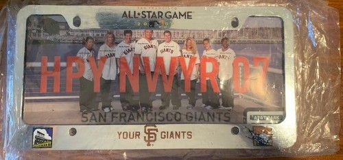 2007 San Francisco Giants NEW SGA All Star Game License Plate Metal ...
