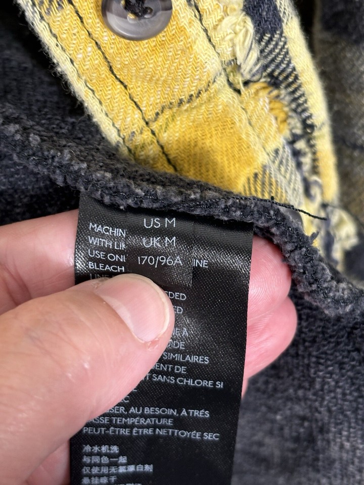 Free People Calico Basin Shacket Womens Medium Plaid Hooded Flannel ...