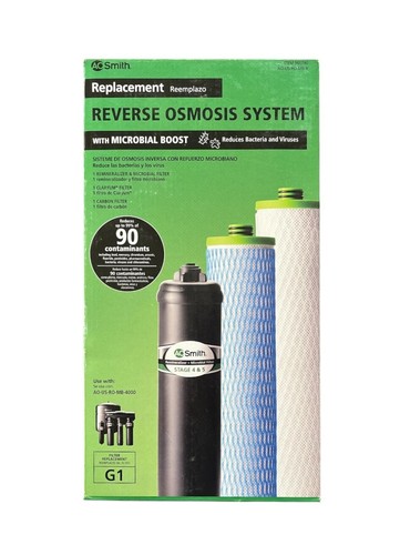 AO SMITH - Reverse Osmosis System Replacement Filter Set AO-US-RO-MB-R ...