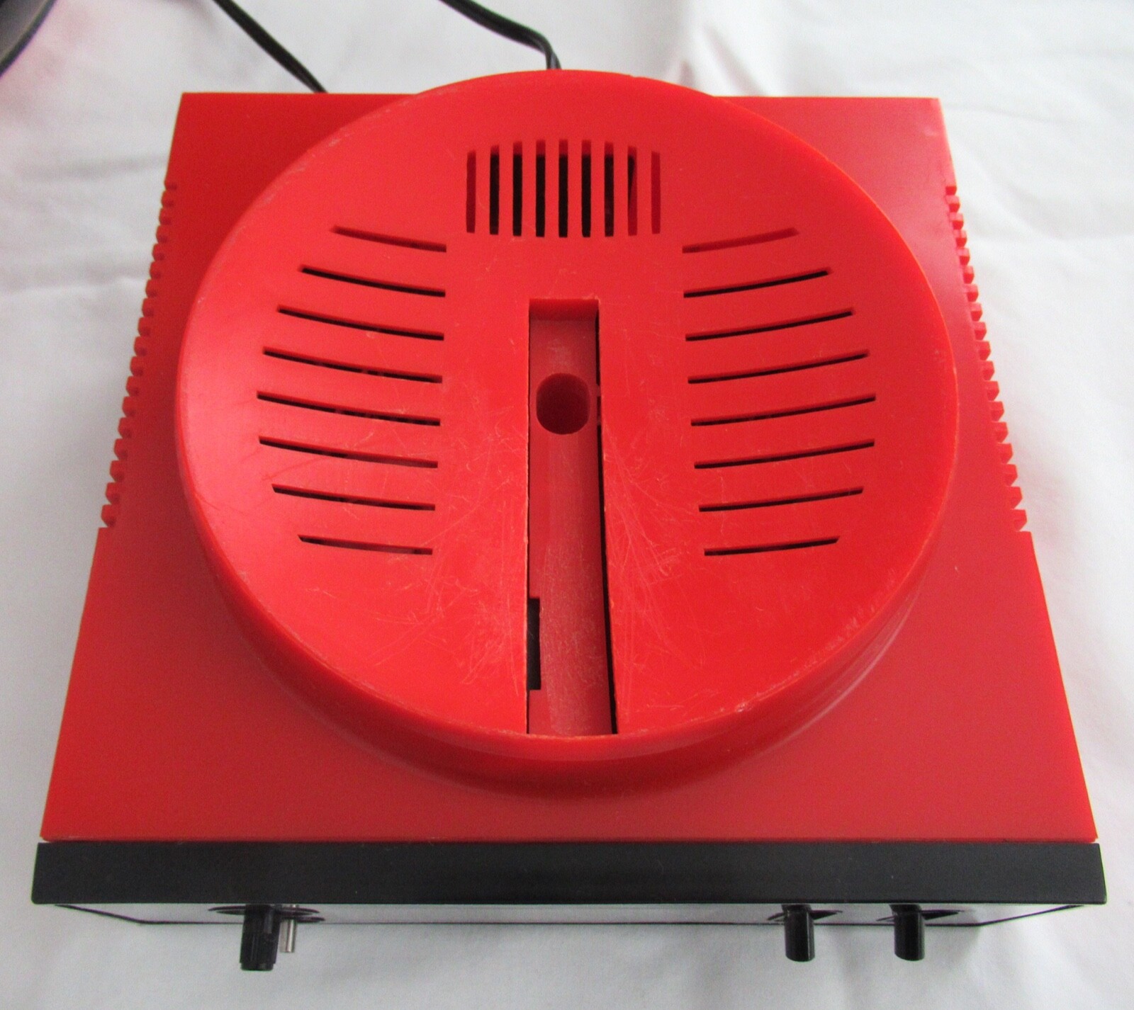 JVC Videosphere Space Helmet TV With Flip Clock Model 3241 Red Parts Or ...